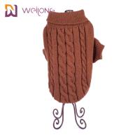 China Turtleneck Cable Knit Dog Sweater Outfits For Dogs Cats for sale