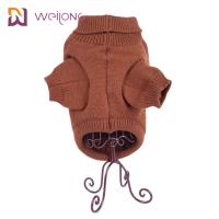 China Turtleneck Cable Knit Dog Sweater Outfits For Dogs Cats for sale