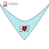 China Adjustable Reversible Triangle Dog Neck Scarf For Small Medium Large Dogs Cats Valentine'S Day for sale