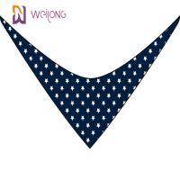 China Unique Shape Adjustable Fit Pet Bandana Premium Durable Fabric Stars Stripes designer dog bandanas for sale
