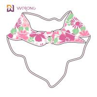 China Custom Made Poly Poplin Dog Cooling Bandana Size XS- M for sale