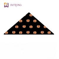 China Pumpkin Halloween Dog Scarf Bandana Triangle Bibs Scarf Accessories Digital Printing for sale
