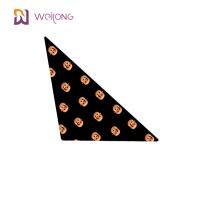 China Pumpkin Halloween Dog Scarf Bandana Triangle Bibs Scarf Accessories Digital Printing for sale