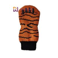 China Cotton Spandex Non Slip Dog Socks Imitation Of Tiger Stripes for dogs paws for sale