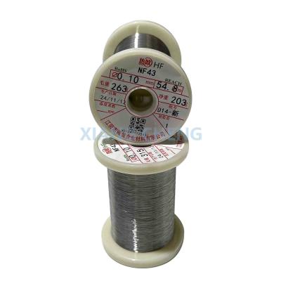 China NF43 PTC Ni-Fe Alloy Wire with 45-50% Nickel Content for Temperature Sensitive for sale