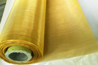 China 0.6-1.3mm Roll Width Brass Wire Mesh In Plain And Twill Weave Perfect Strength Balance Guaranteed for sale