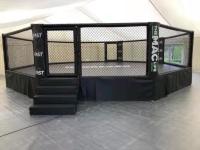 China UFC Cage Boxing MMA Equipment Safety Pad PVC Canvas Cover Octagon MMA Cage for sale