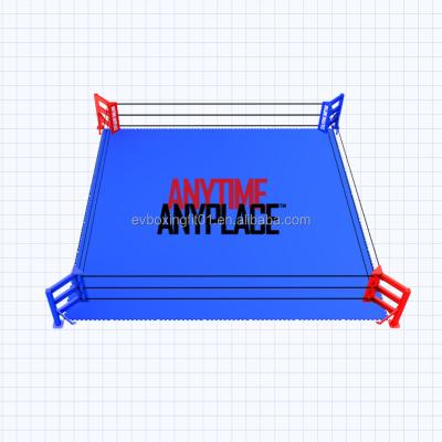 China Custom Logo Floor Mount MMA Boxing Training Ring 5*5m 6*6m 7*7m for sale
