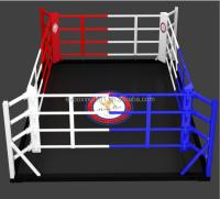 China Custom Logo Floor Mount MMA Boxing Training Ring 5*5m 6*6m 7*7m for sale
