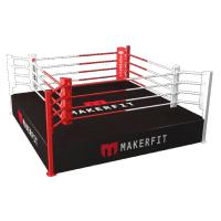 China ISO 4 Paddings 4 Ropes 2 Stairs Boxing Training Ring With Stage for sale