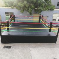 China Custom Logo Professional MMA Cage 7M 6M Platform Boxing Fighting Ring for sale