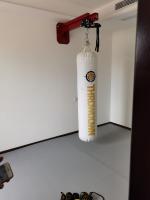China OEM Fitness Home Gym 63 Inch Kick Boxing Bag Equipment  Freestanding Punching Bag  PVC Training  Bag for sale