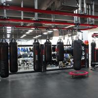China Colorful Sandbag MMA Kick Boxing Bag Boxing Training Heavy Punching Bag for sale