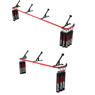 China OEM Logo 5*12M Rafter Punching Bag Racks Sand Bag Rack Fitness Equipment for sale