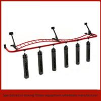 China OEM Logo 5*12M Rafter Punching Bag Racks Sand Bag Rack Fitness Equipment for sale