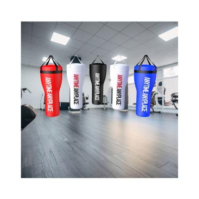 China PU Leather Muay Thai Punching Bag Custom Color Man Kickboxing Sandbag for sale