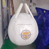 China Custom Leather Sandbag Boxing Bag 0.3M To 1.8M MMA Training Heavy Bag for sale