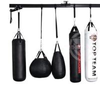 China Custom Leather Sandbag Boxing Bag 0.3M To 1.8M MMA Training Heavy Bag for sale