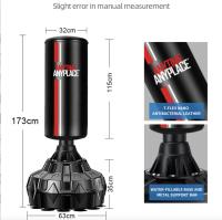China Freestanding Punching Bag Boxing Training New Style Heavy Standing Boxing Sand Bag Leather Customized Logo Punching Bag for sale