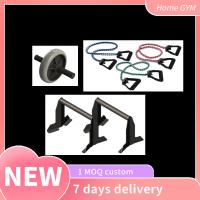 China Bodybuilding Muscle Exercise PP ABS Abdominal Roller 6 In 1 Ab Wheel Roller Kit for sale