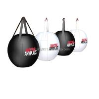 China Durable Boxing Punch Bag PVC PU Leather Material Customized Colors for sale