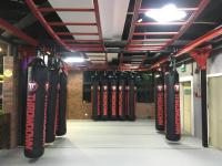 China Professional Boxing Bag Stand Foldable Adjustable Track Punching Bag Support for sale