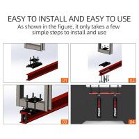 China Commercial Gym Heavy Bag Mounting Bracket Movable Top Mounted Rail Punch Bag Rack for sale