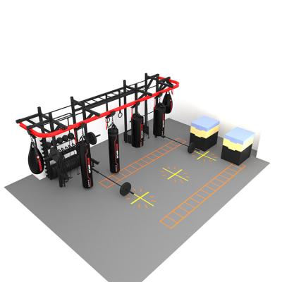 China 45-150kg Adjustable Boxing Heavy Bag Support Cantilever Wall Punching Bag Rack for sale