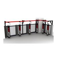 China Movable Multi Station Heavy Bag Rack Wall Mount Boxing Bag Support for sale