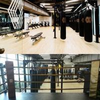 China 6*12F 12*12FT 24*24FT Heavy Bag Rack Fitness Free Standing Rigs for sale