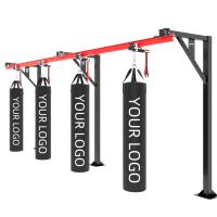 China Custom Logo Multiple Heavy Bag Rack Heavy Duty Punching Bag Rack for sale