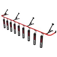 China Custom Logo Multiple Heavy Bag Rack Heavy Duty Punching Bag Rack for sale