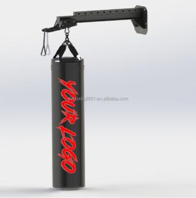 China Home Gym 4FT Tall Heavy Bag Rack Wall Mounted Boxing Sandbag Holder for sale