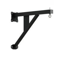 China Black Home GYM Boxing Station Heavy Duty Heavy Bag Wall Mounted Punching Bag Bracket for sale