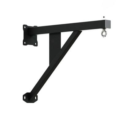 China Black Home GYM Boxing Station Heavy Duty Heavy Bag Wall Mounted Punching Bag Bracket for sale