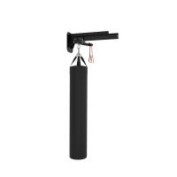 China Black Home GYM Boxing Station Heavy Duty Heavy Bag Wall Mounted Punching Bag Bracket for sale