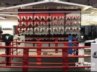 China Black Red PU Leather Martial Arts Gloves OEM Logo Thai Boxing Gloves For Training for sale
