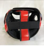 China Black Boxing Training Helmet Kickboxing Sparring Karate Taekwondo MMA Headgear for sale