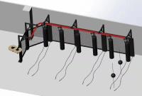 China Column Track Movable Crossfit Training Rig Universal Heavy Bag Hanger for sale