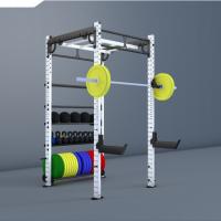 China Metal Steel Crossfit Training Rig Squat Stands Weightlifting Power Rack for sale