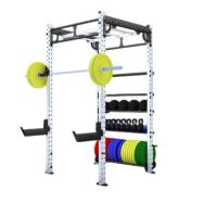 China 1*14ft Gym Equipment Squat Rack Cross Fitness Power Rack Weight Lifting Half Rack Free Weights for sale