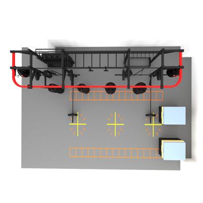 China Heavy Duty Crossfit Training Rig Wall Mounted Track Movable Punching Bag Rack for sale