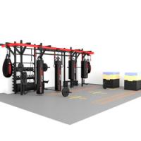 China Heavy Duty Wall Mount Punching Bag Rack Heavy Bag Rack Station 45-150kg for sale
