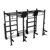 China 4*4FT Unisex Crossfit Training Rig Multifunctional Gym Station Cross Fit Rack for sale