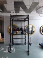 China 4*4FT Unisex Crossfit Training Rig Multifunctional Gym Station Cross Fit Rack for sale