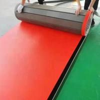 China Blue Orange XPE Foam Rollable Gym Mat Slip Resistant Yoga Roll Mat for sale