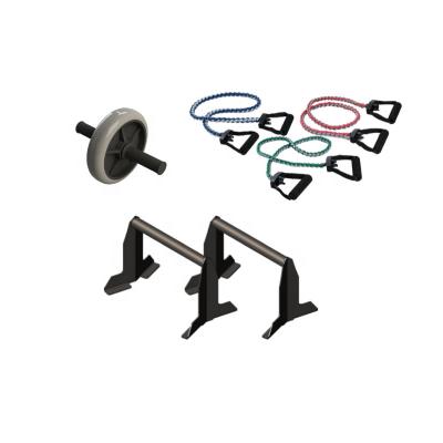 China Home 650g 6 In 1 Ab Wheel Roller Set Abdominal Exercise Core Training Wheels for sale