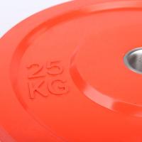China Cross Fitness Black Exercise Free Weight Weightlifting Rubber Bumper Plate for sale