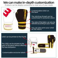 China Sublimated Sports Exercise Boxing Gloves 14OZ Gloves For Heavy Bag for sale