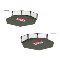 China UV Printing Logo 5x5m MMA Training Cage Mixed Martial Arts Cage OEM ODM for sale